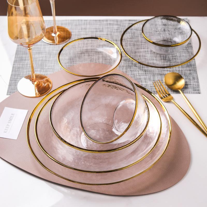 7 Piece Glass Dinner Set, Glassware – Weilai Concept