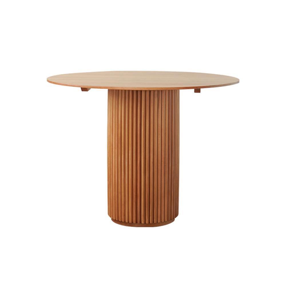 Cane Round Dining Table, Oak | Modern Dining Table | Weilai Concept